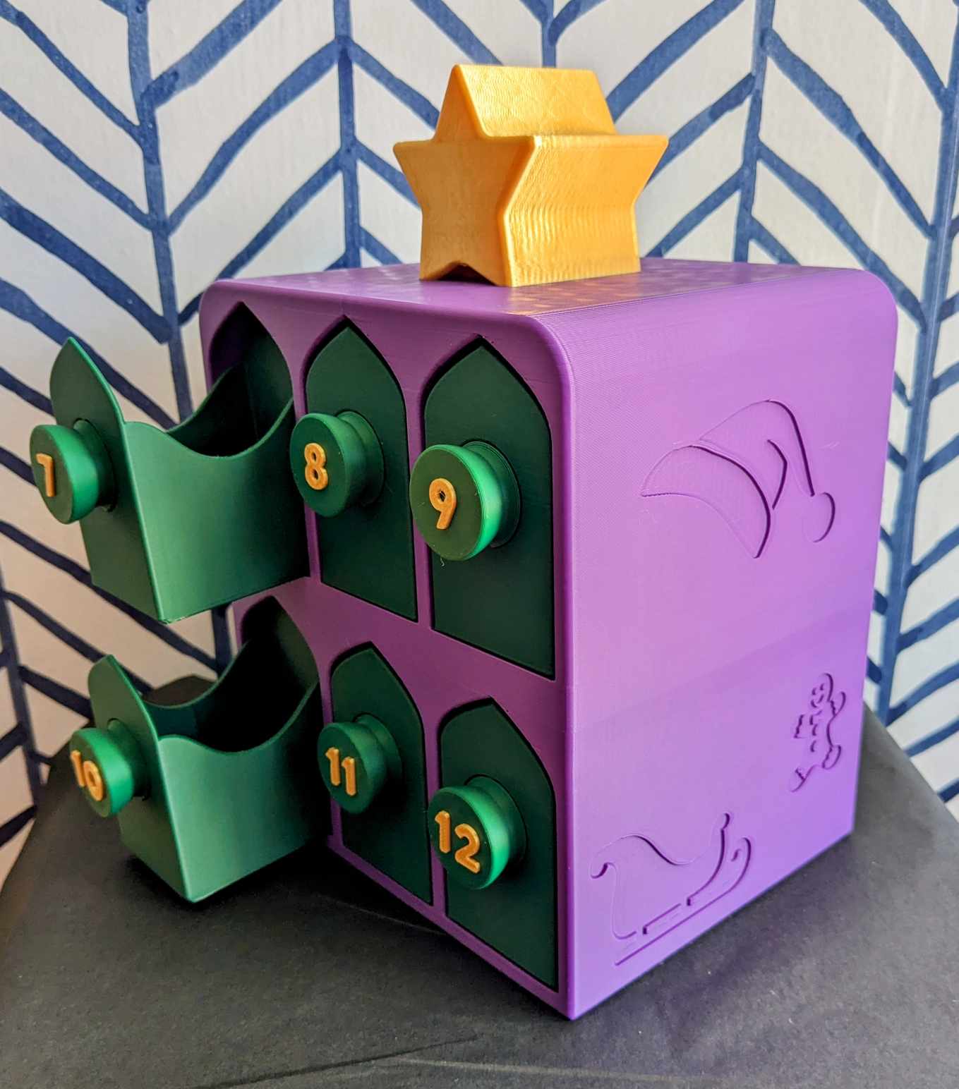 12 Day Advent Calendar Bath Bomb Mold Set STL Files – Chunkadust