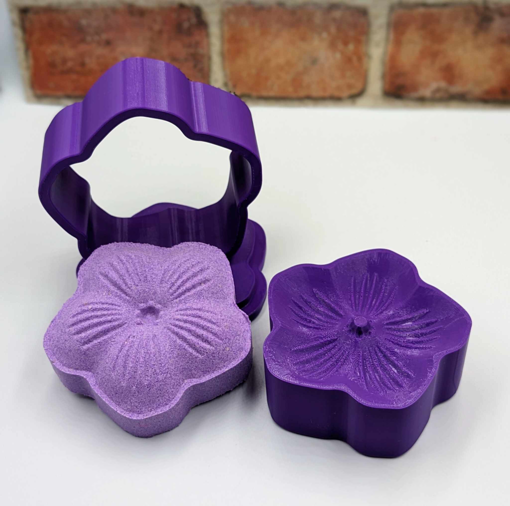 Tropical Flower Bath Bomb Mold & STL File – Chunkadust