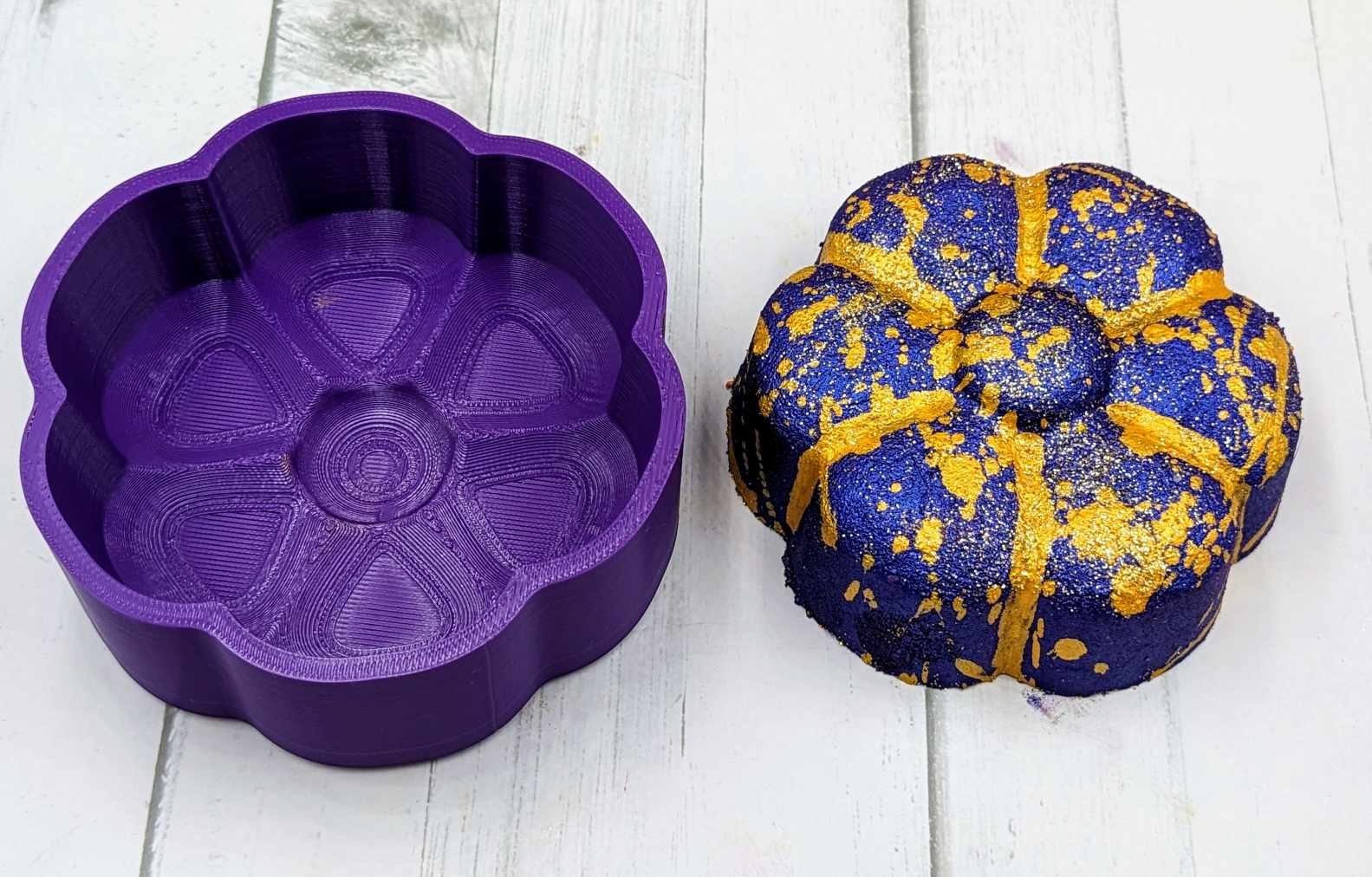 Flower Hybrid Bath Bomb Mold | STL File – Chunkadust